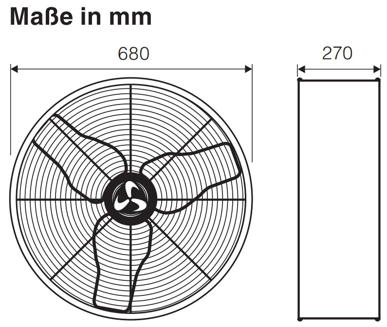 Casafan celing fan TDA-HIGH STREAM 600